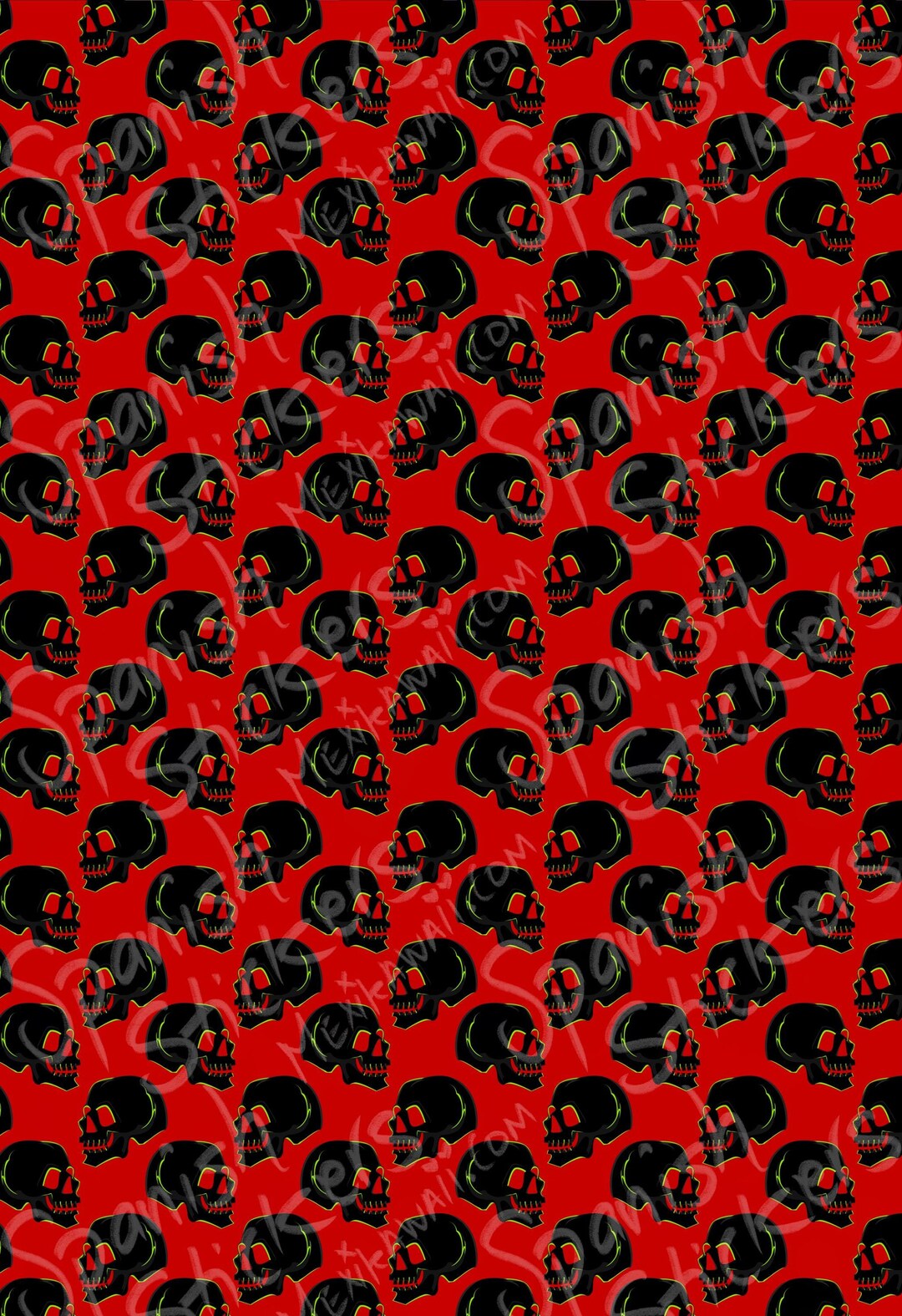 12x17 Cute Spooky Halloween Vinyl Sheet Adhesive Vinyl Sheet, Printed ...