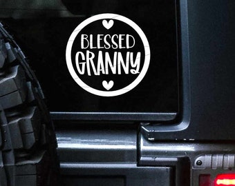Granny Car Sticker - Etsy