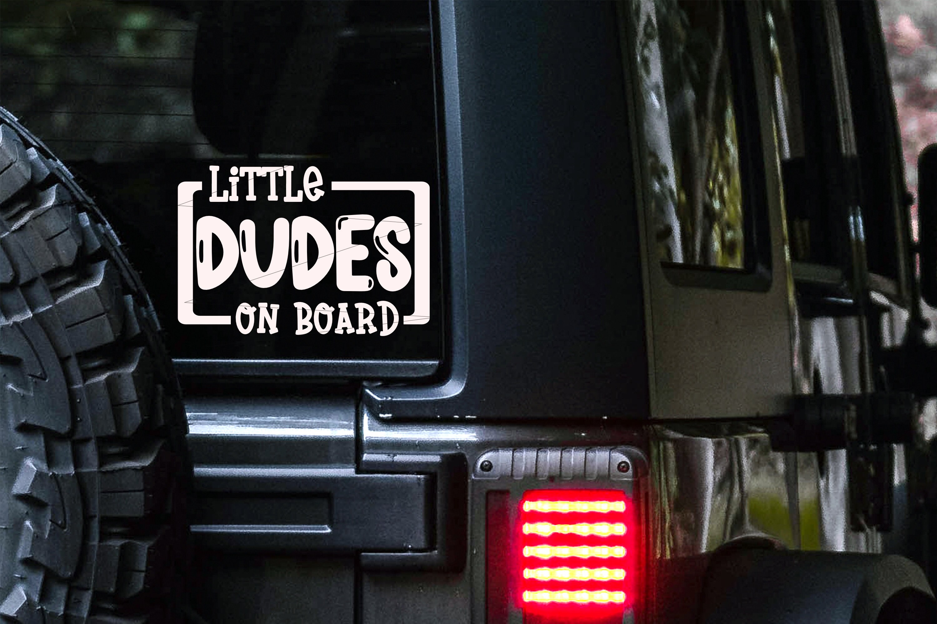 Little Dude or Dudes on Board Decal Safety Bumper Sticker - Etsy