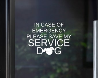 Service Dog Door Sign - Etsy