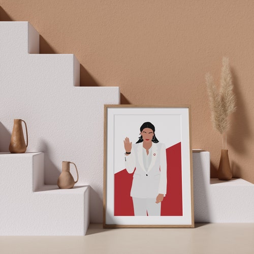 Alexandria Ocasio-cortez Print AOC Digital Download - Etsy