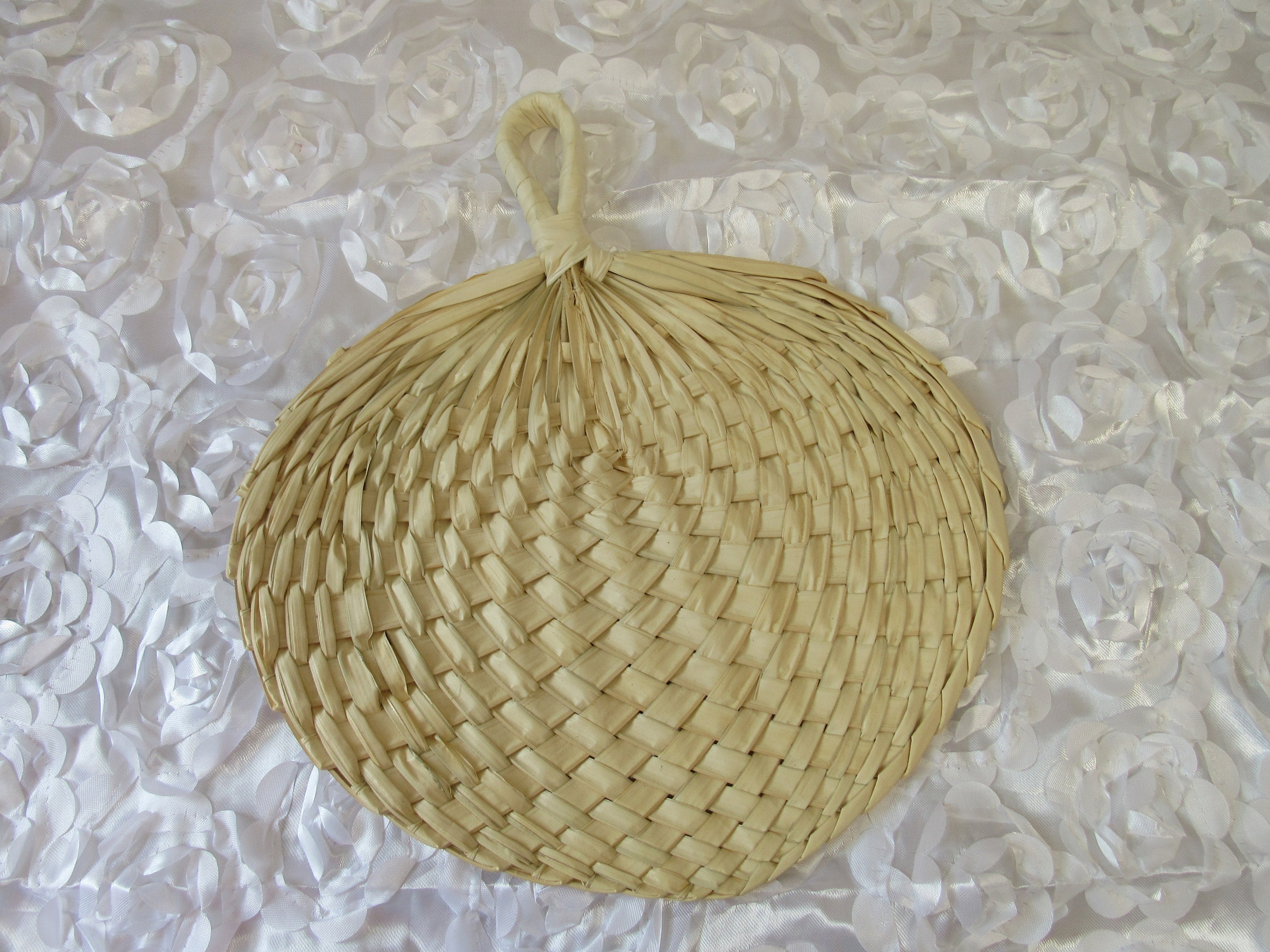 Large Palm Raffia Wedding Fans Raffia Fans Wedding Fan | Etsy