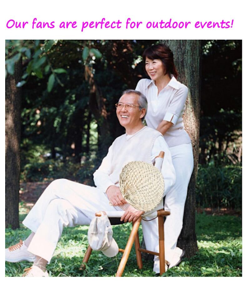 LARGE Palm Leaf Fans 10 Wide Raffia Fans Wedding - Etsy