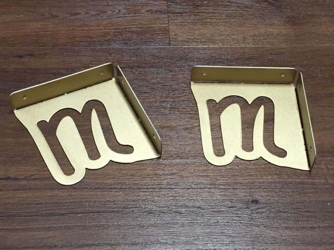 Kids Shelf Brackets Dxf File All Letters - Etsy