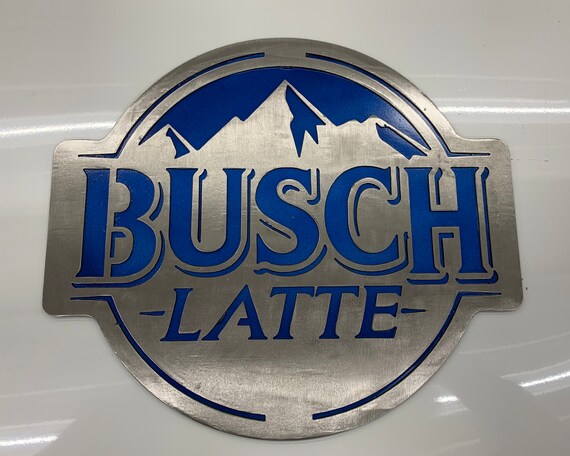 Busch Latte Sign DXF | Etsy