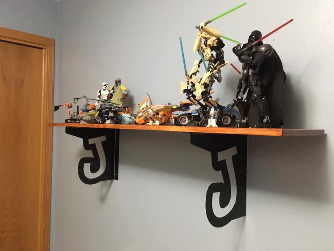 Kids Shelf Brackets Dxf File All Letters - Etsy