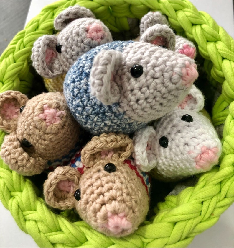 Mouse Crochet Pattern, Amigurumi Pattern, Digital Download Pattern - Etsy