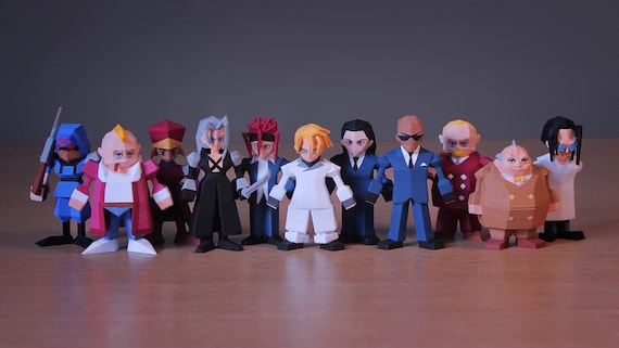 Final Fantasy 7 3D Printed Minis bad Guys - Etsy