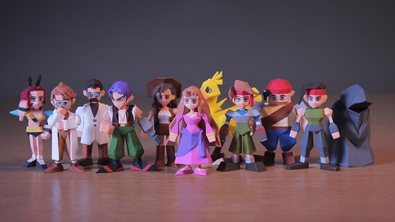 Final Fantasy 7 3D Printed Minis side Characters - Etsy