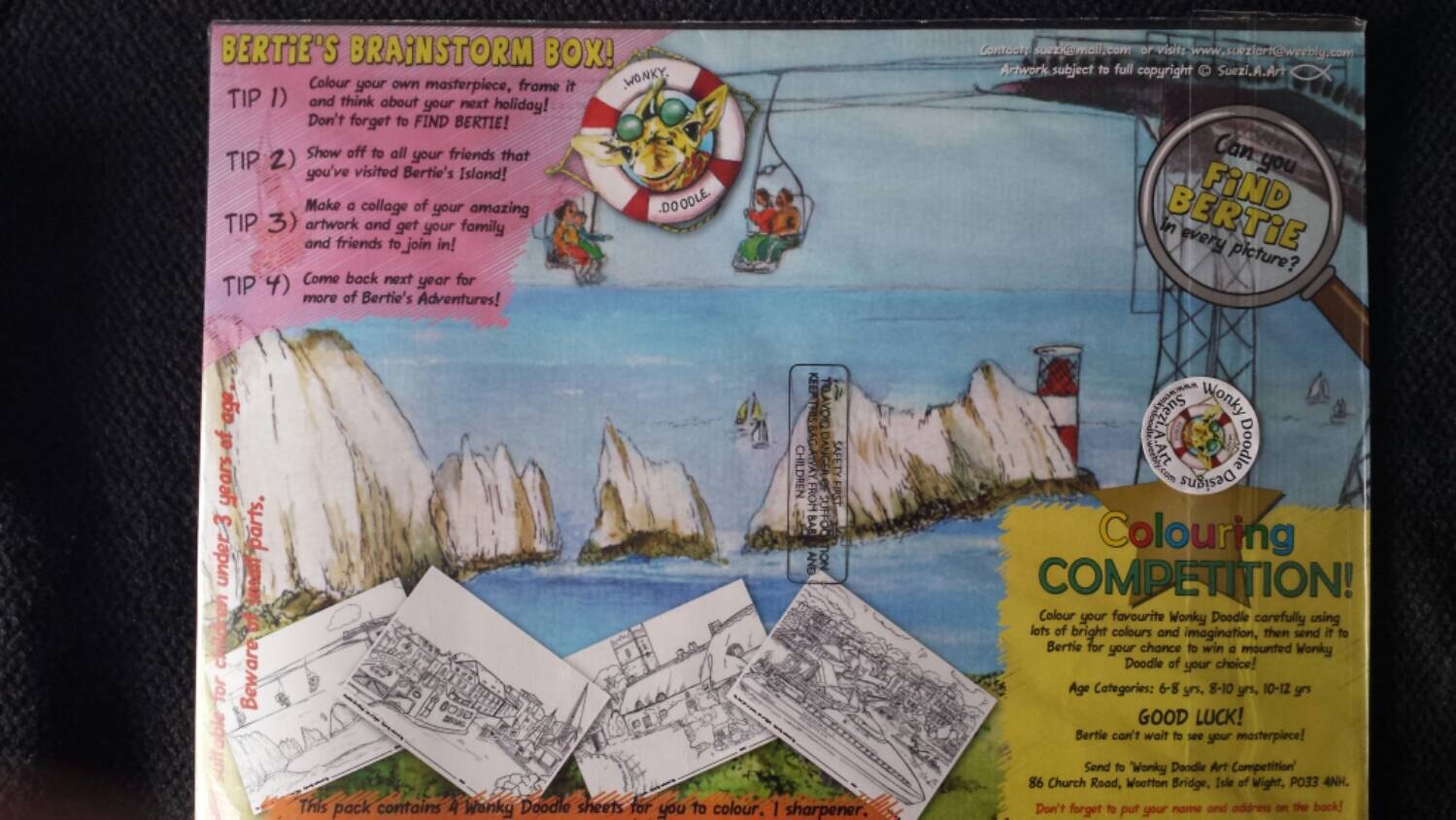 Children's Wonky Doodle Art Packs - Etsy