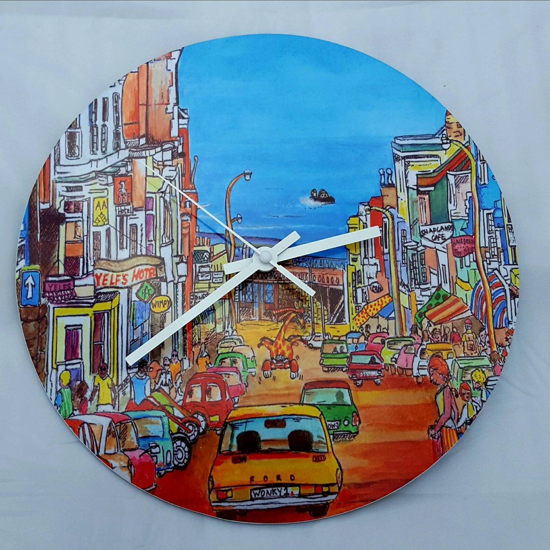 Wonky Doodle Clocks - Etsy