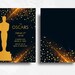 Oscar Party Invitation | Oscar Invitation | Academy Awards Invitation ...