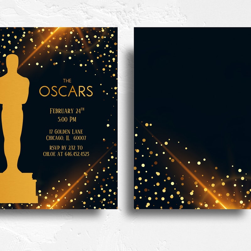 Oscar Invitation - Etsy