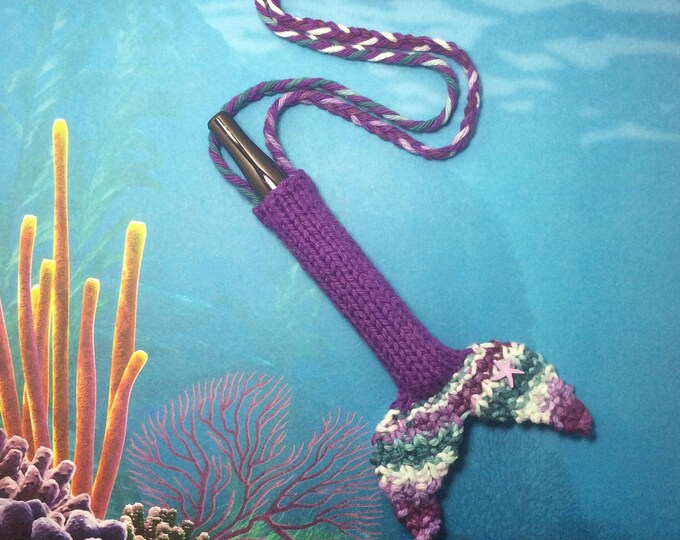 Purple&teal Mermaid Tail Medium Vaporizer Holder Vape Case Dab - Etsy