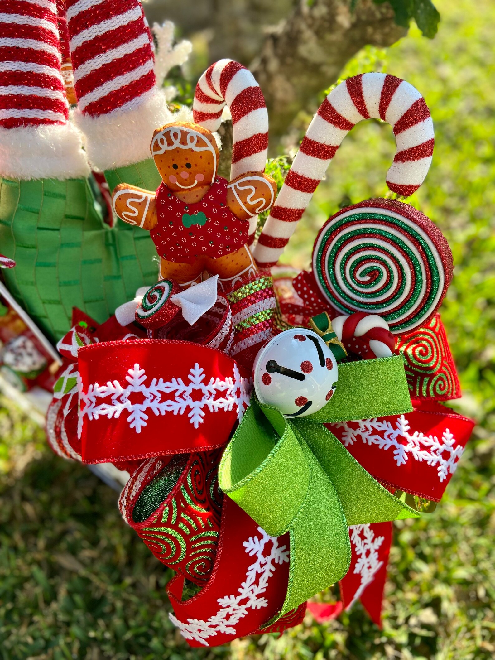 Christmas Centerpiece Sleigh Centerpiece Elf Centerpiece - Etsy