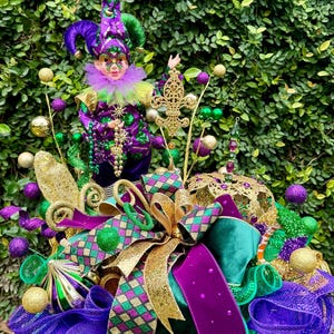 Mardi Gras Centerpiece, Mardi Gras Decorations, Mardi Gras Table, Mardi ...