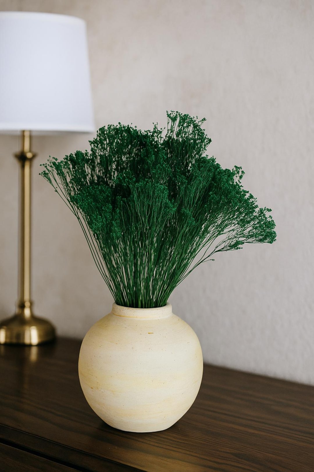 Emerald Green Dried Broom Bloom, Wedding Home Decor - Etsy