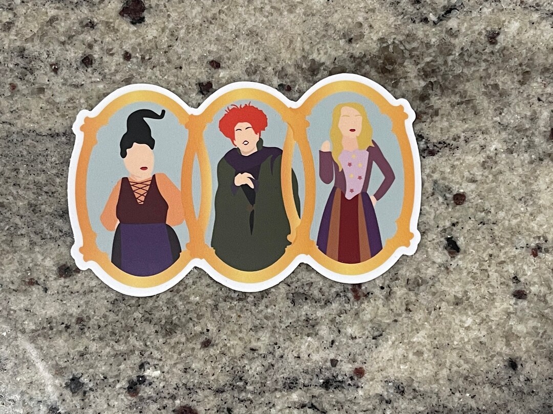 Hocus Pocus Antique Mirror Sticker - Etsy