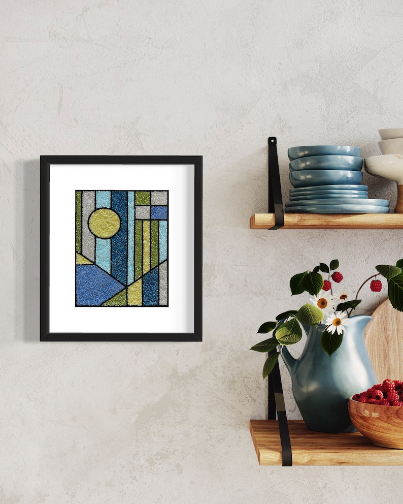 Geometric Bead Mosaic Kit Video Tutorial, Beginner Friendly - Etsy