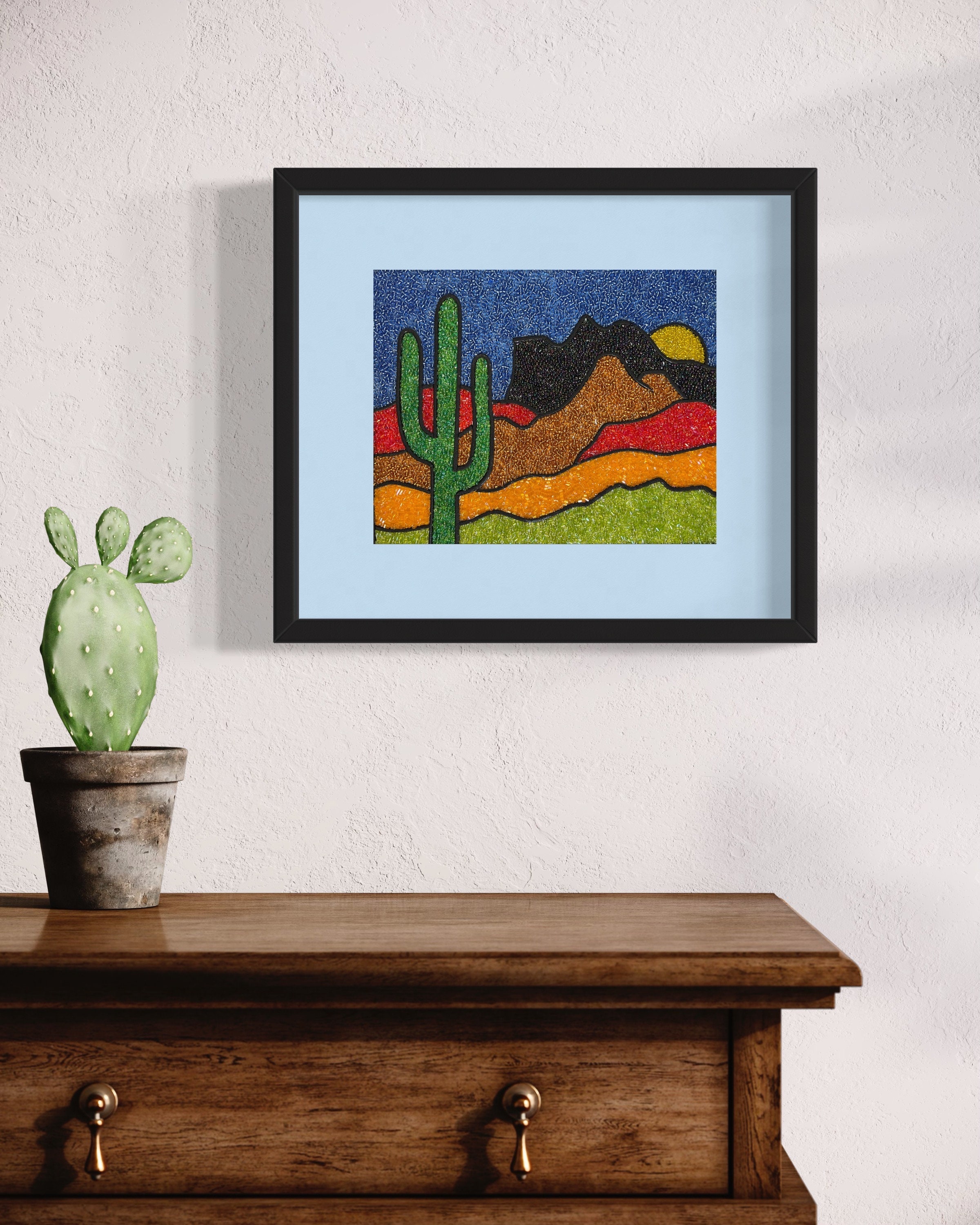 Desert Sentinel Bead Mosaic Kit Video Tutorial, Beginner Friendly - Etsy