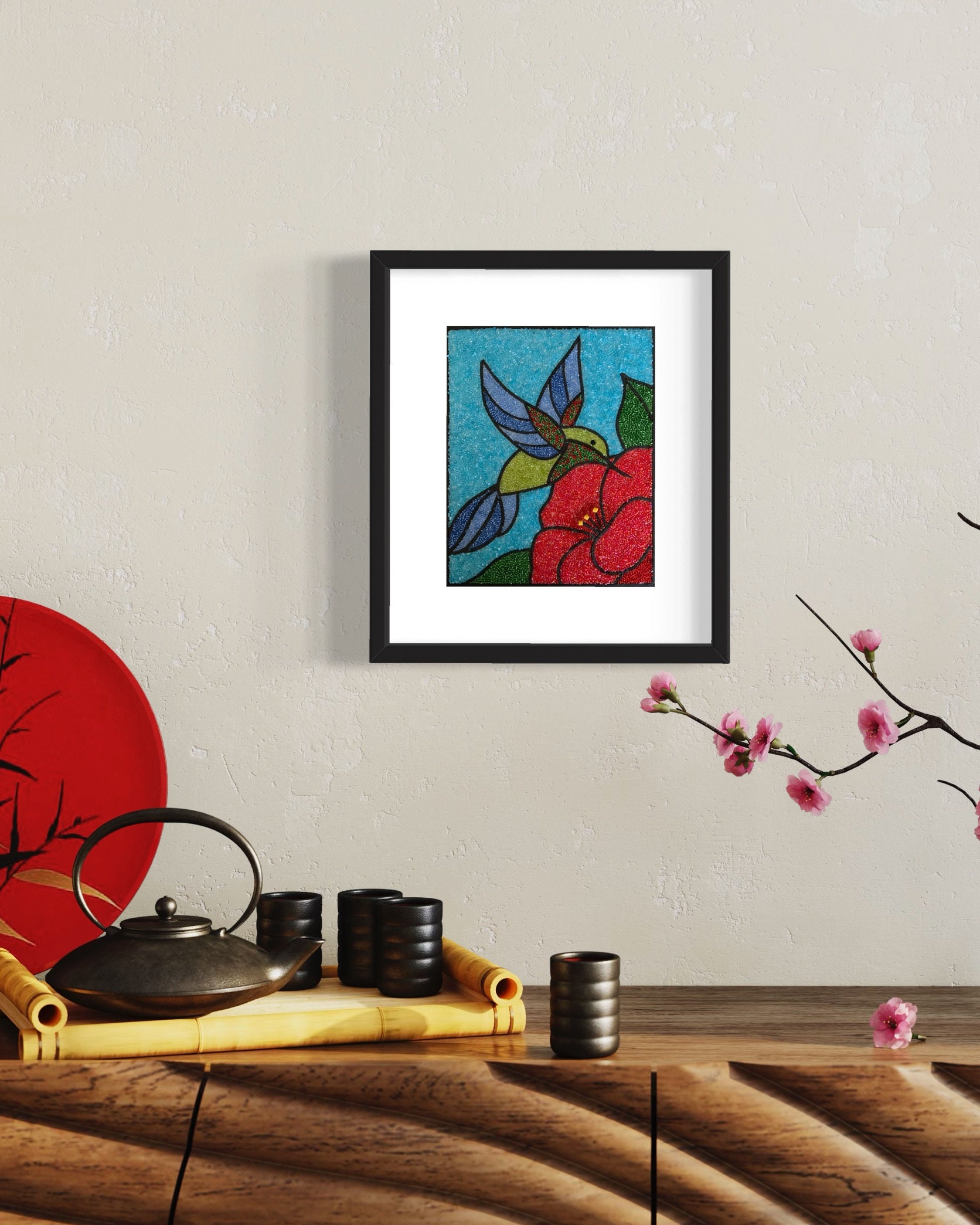 Hummingbird Bead Mosaic Kit Video Tutorial, Beginner Friendly - Etsy