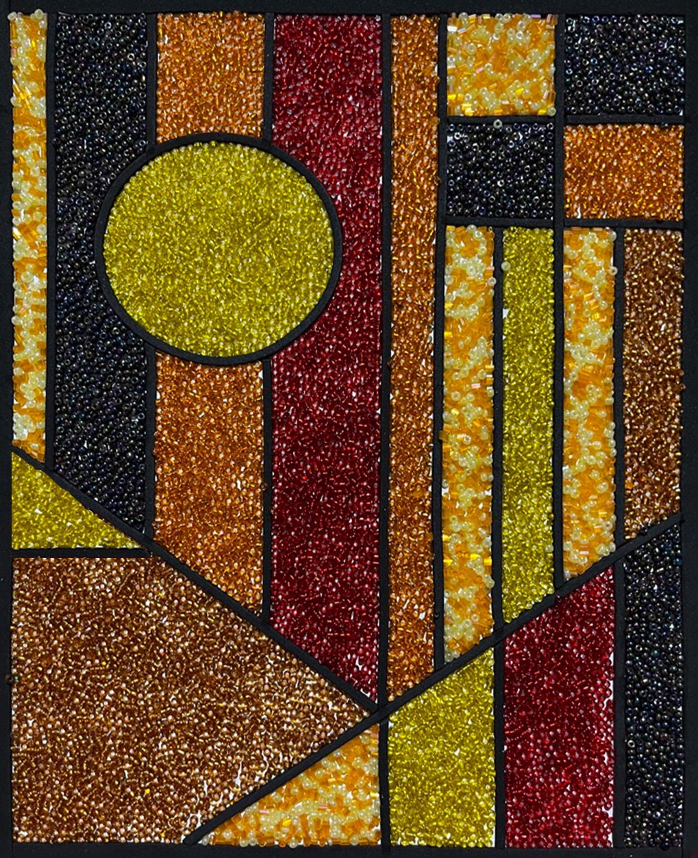 Geometric Bead Mosaic Kit Video Tutorial, Beginner Friendly - Etsy