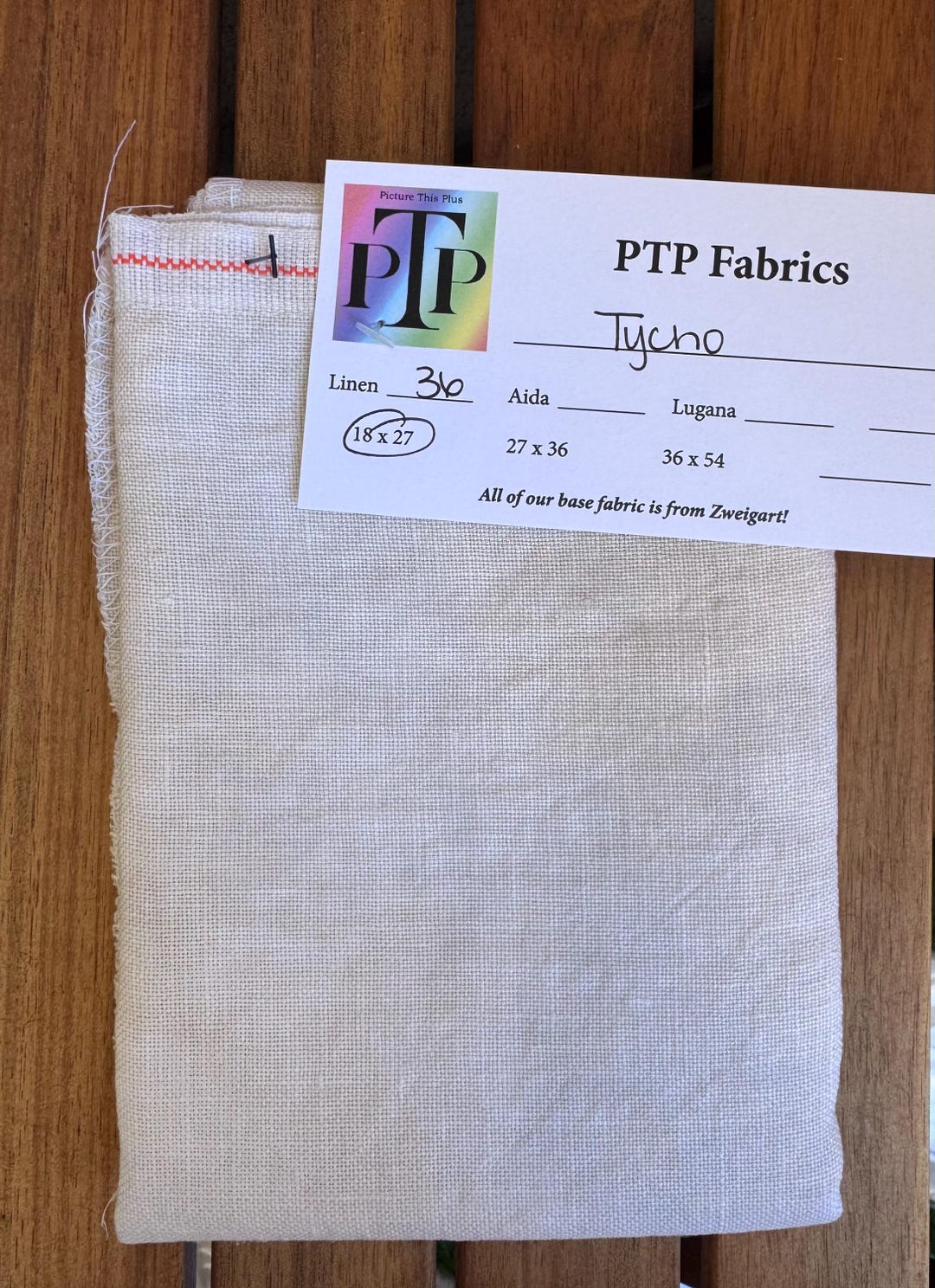 Tycho by PTP / Picture This Plus / 36 Ct / 18x27 / Cross Stitch Fabric ...