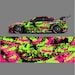 Paint Splatter Race Car Livery Vehicle Wrap Design Background Vector ...