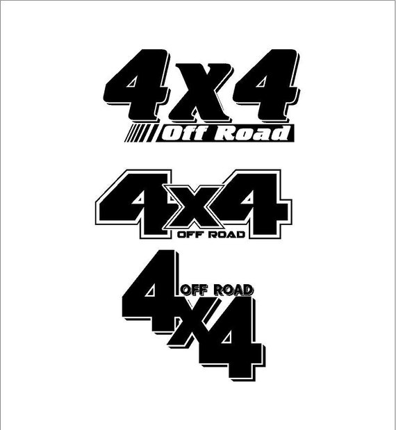 Custom 4x4 off Road SVG Cut File for Vinyl Decals on Trucks - Etsy ...