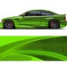 Green Scales, Race Car Livery Vehicle Wrap Design Background Vector ...