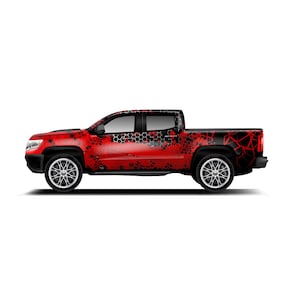 Red Race Car Livery Vehicle Wrap Design Background Vector Large Format ...