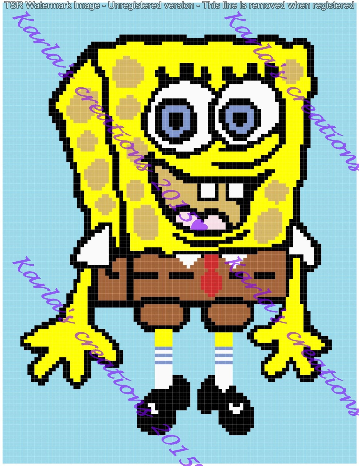 Spongebob Graph Paper