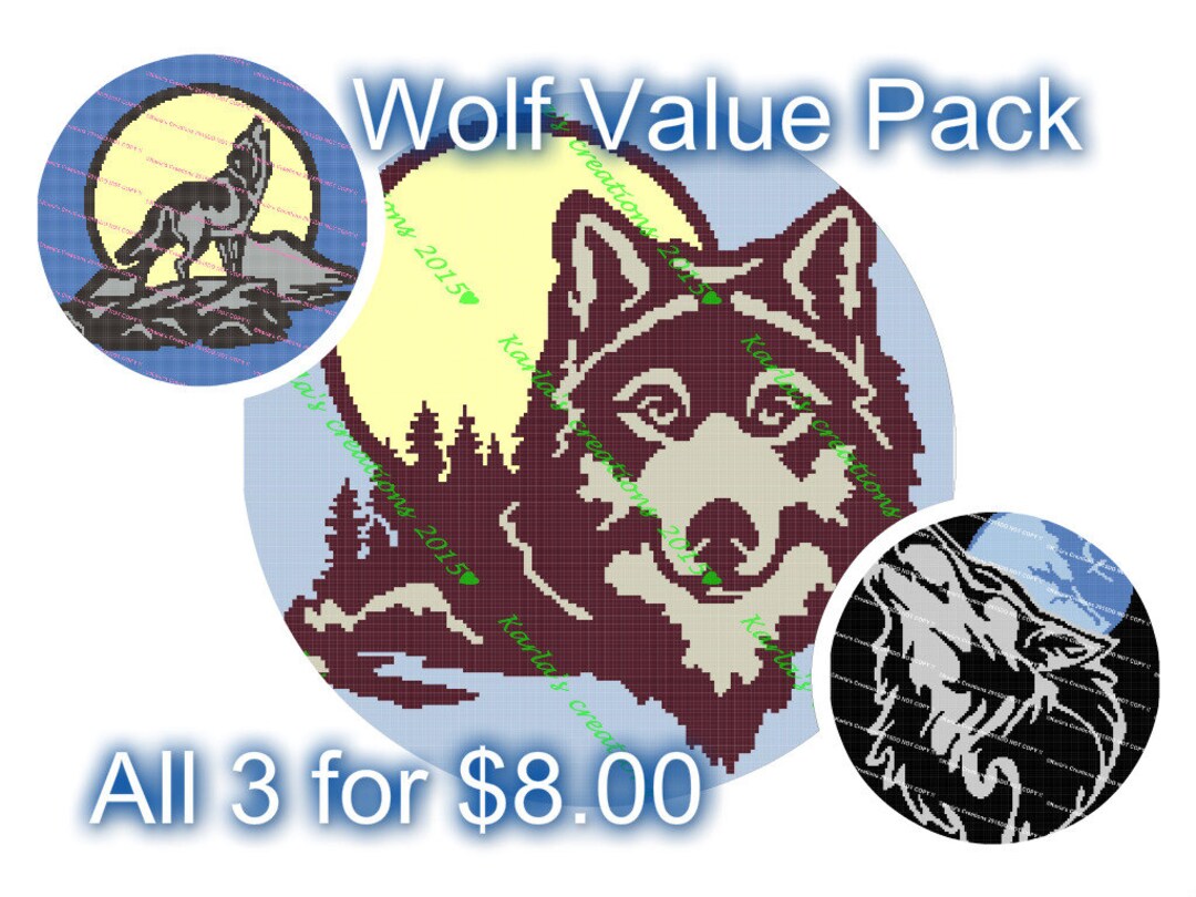 Wolf Graphs Value Pack - Etsy