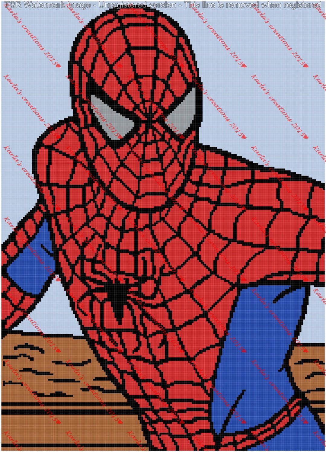 Bug Eyed Man Hero Crochet Graph - Etsy