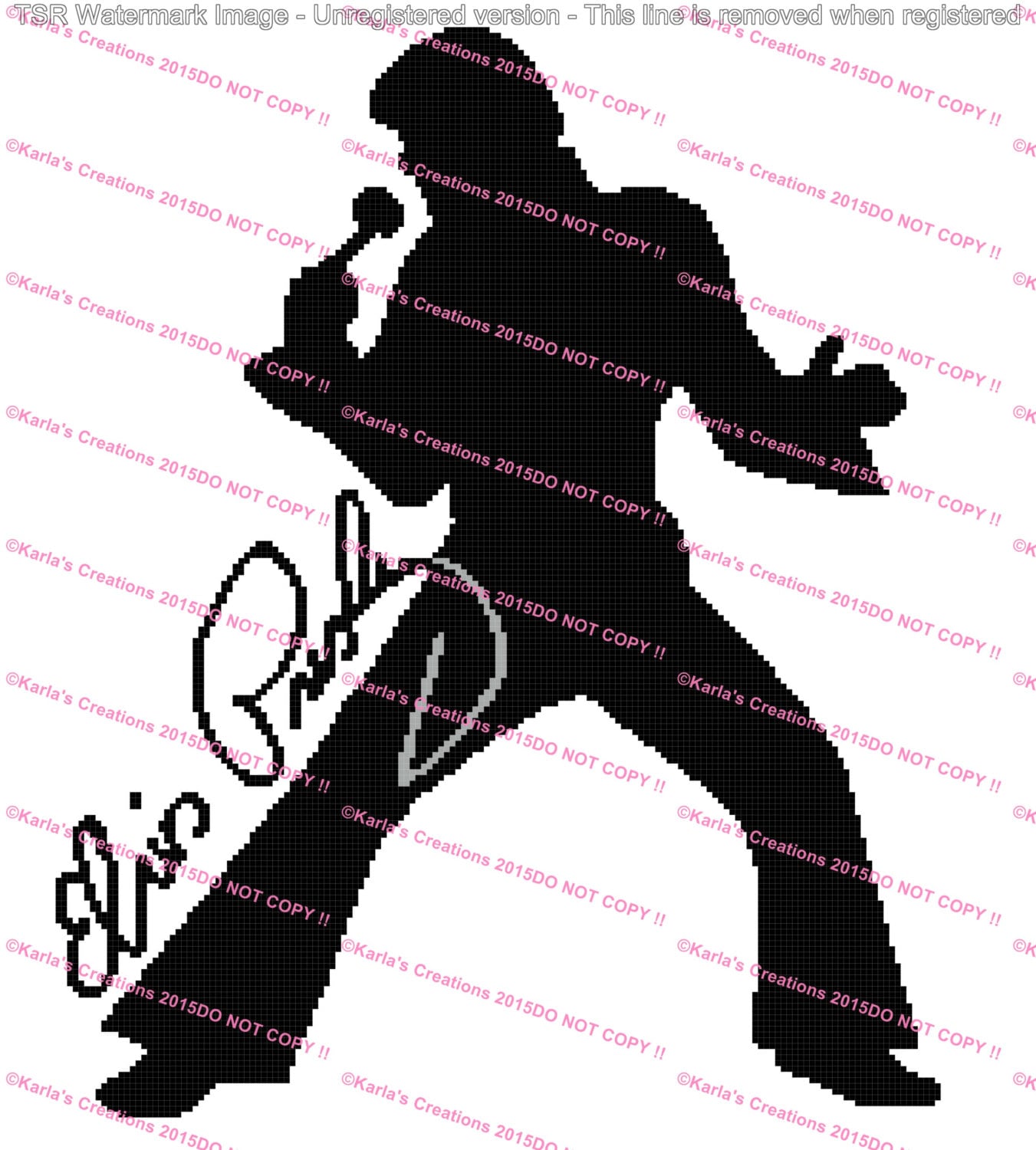 The King Elvis Crochet Graph - Etsy