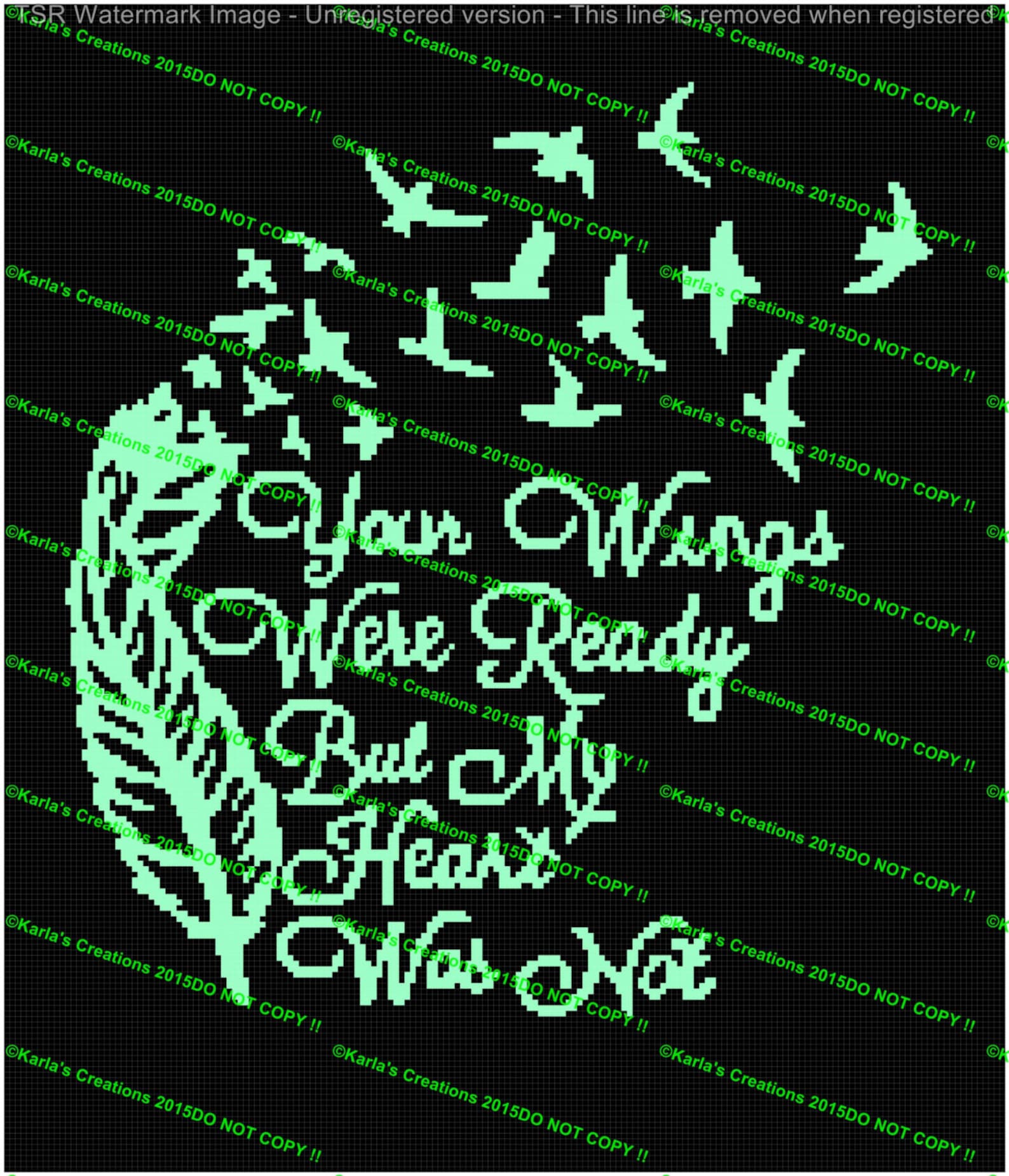Your Wings Ready Heart Was Not 180 X 210 - Etsy