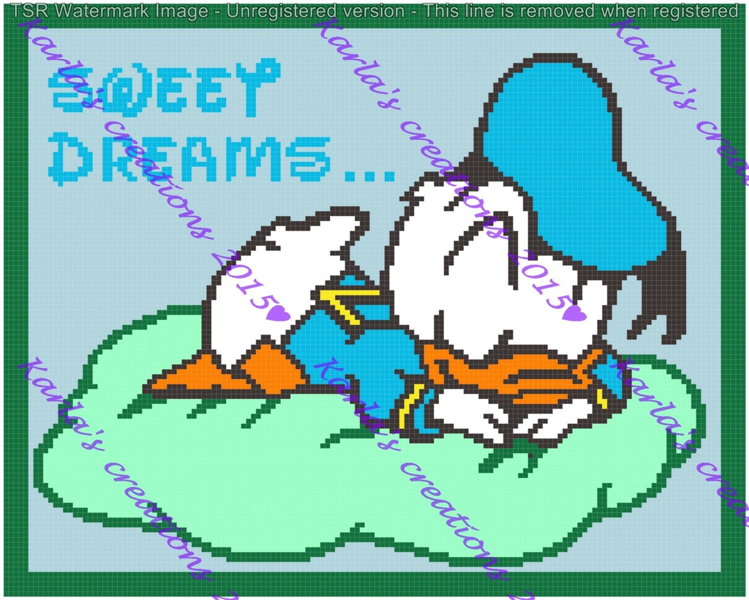 Sweet Dreams Baby Ducky Crochet Graph - Etsy