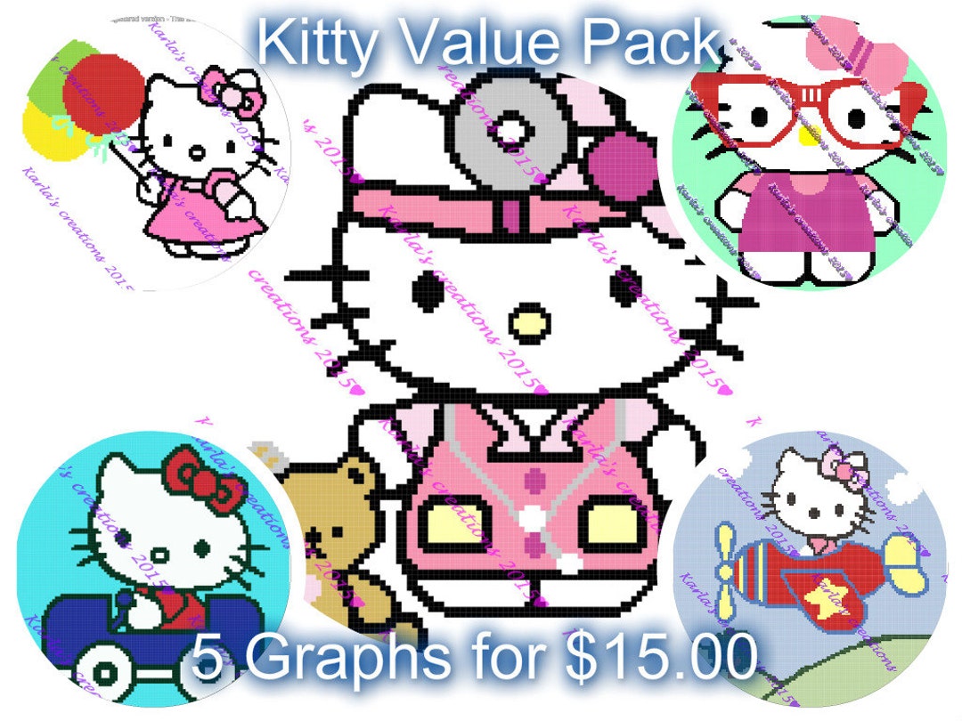 Kitty Graphs Value Pack - Etsy