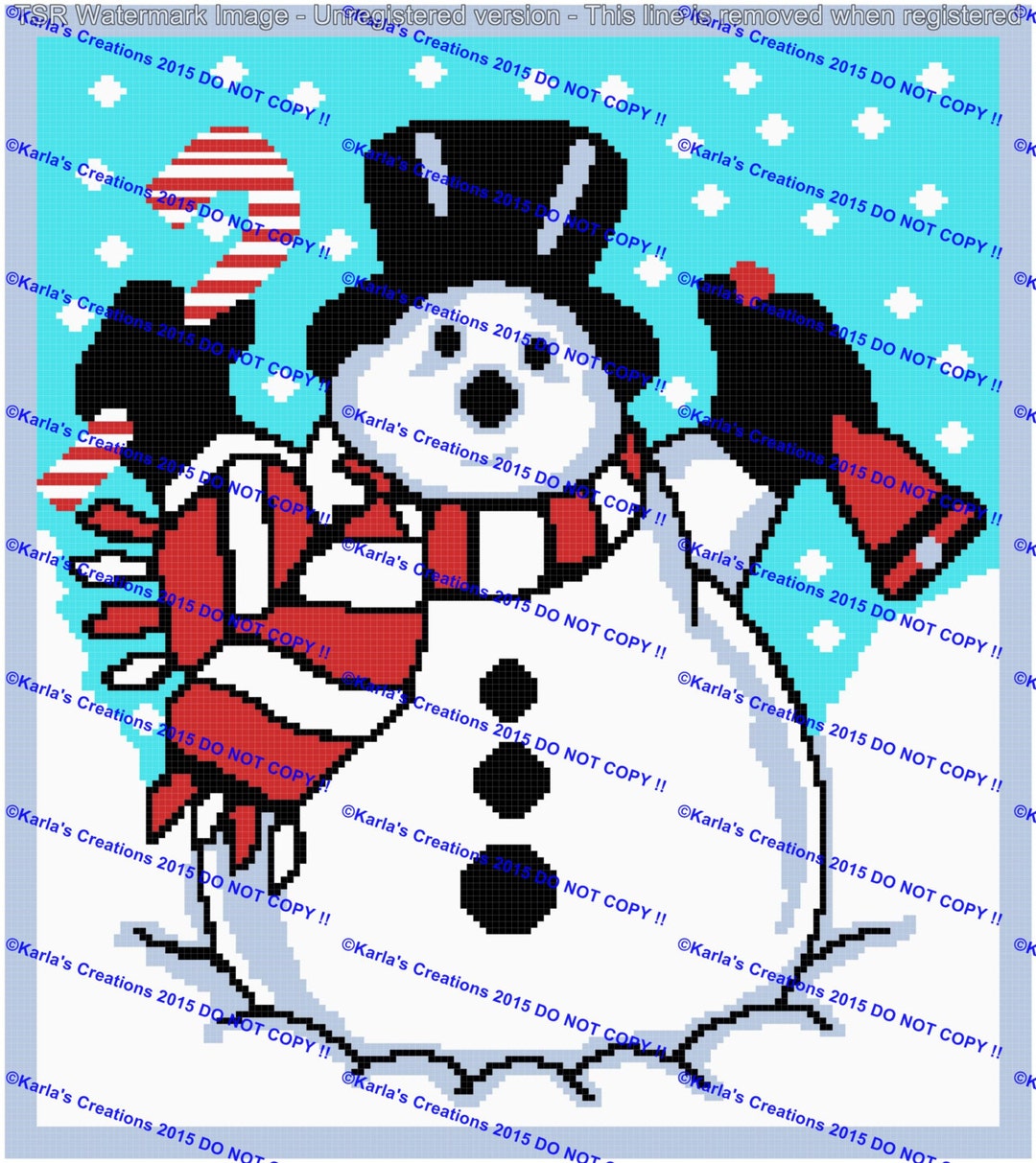 Snowman With Bell Graph - Etsy