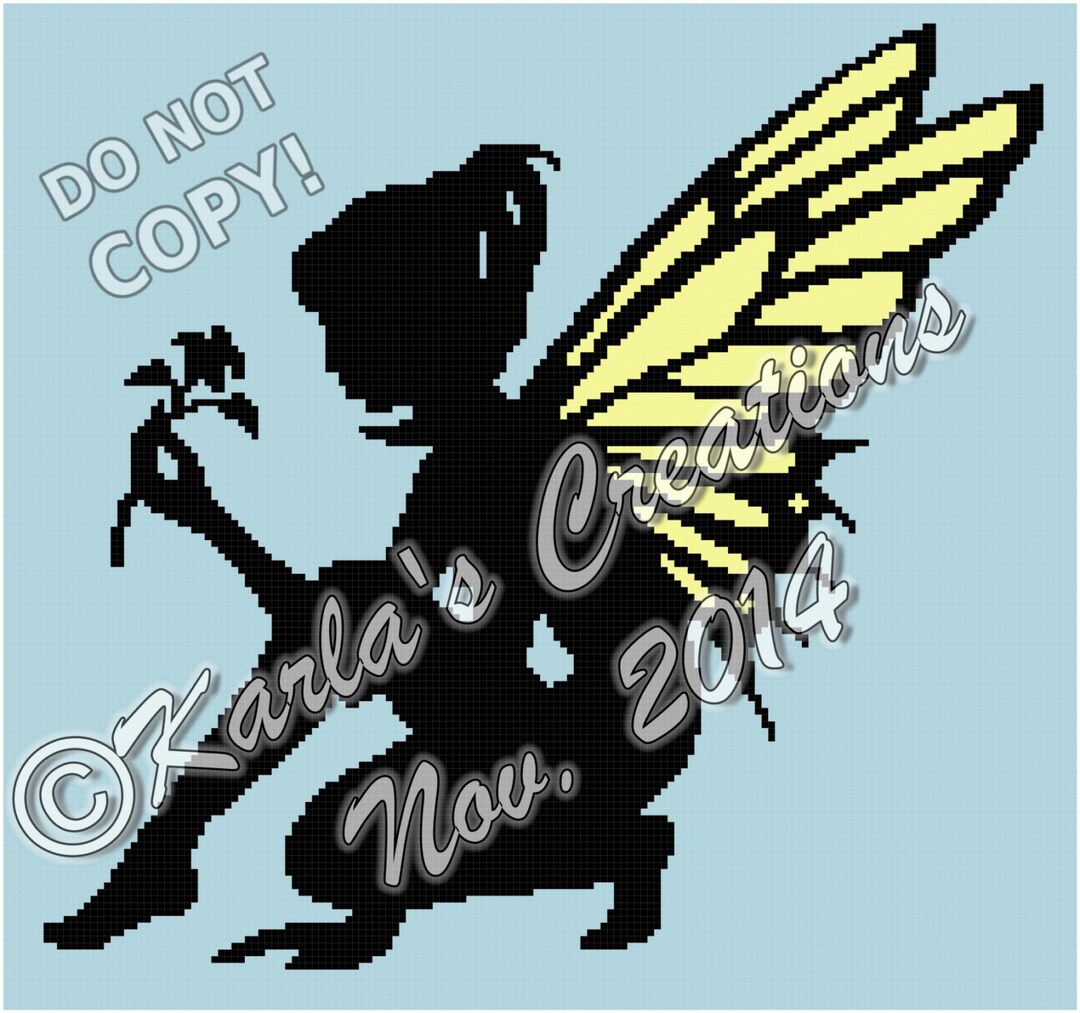 Fairy Silhouette Graph - Etsy
