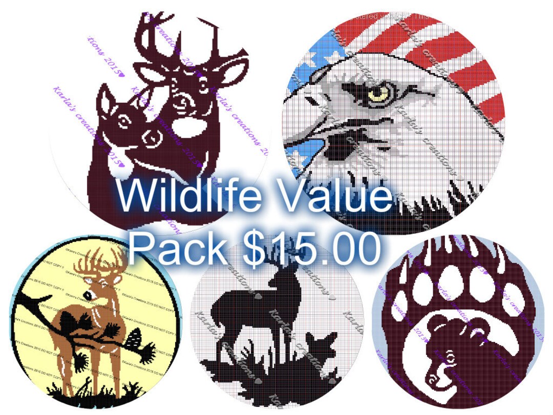 Wildlife Graphs Value Pack - Etsy