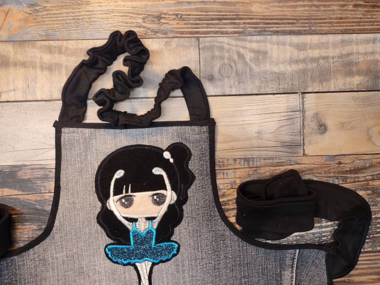 The Dancing Blue Ballerina Apron - Etsy