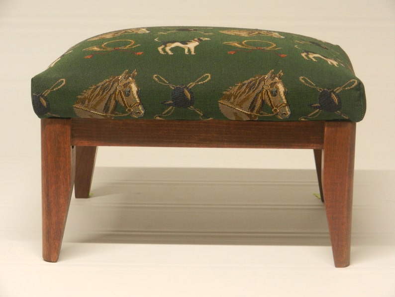 Solid Wood Footstool - Etsy