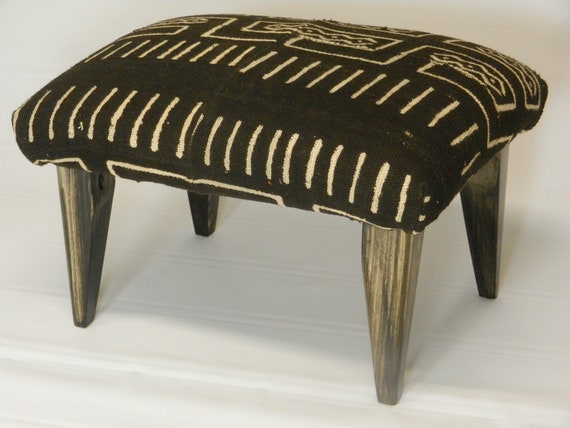 West African Textile Footstool - Etsy