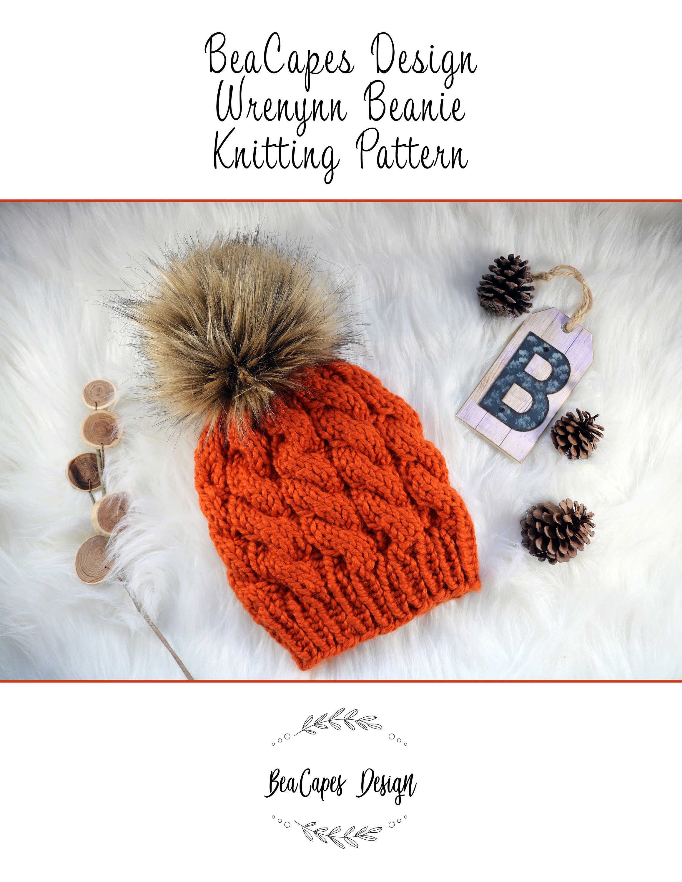 Patterns Kits & How To BeaCapes Design Comfy Cables Knitting Pattern ...
