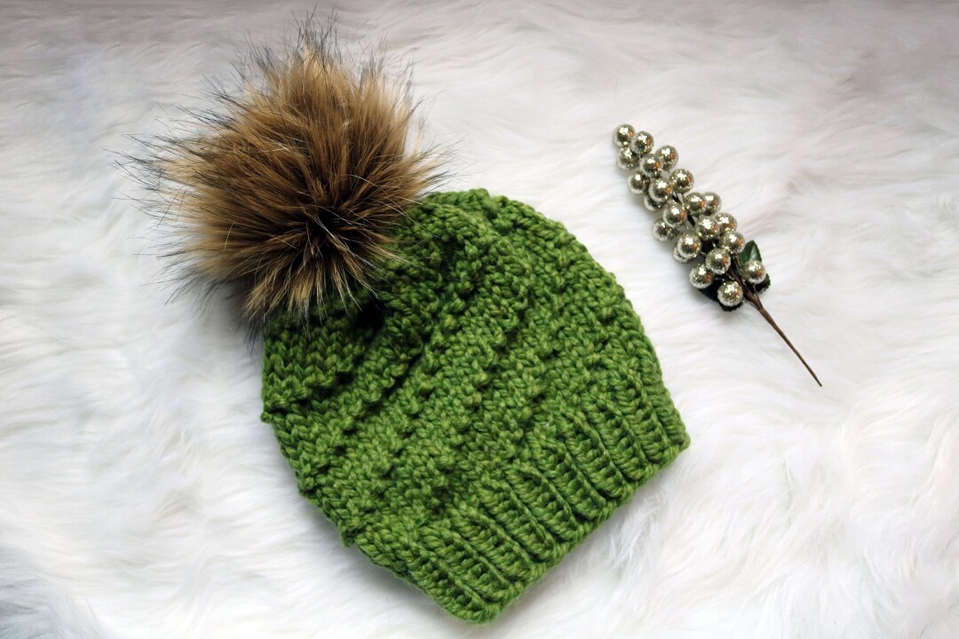 Beacapes Design Belva Beanie. Knitted Spiral Knit Beanie Hat With ...