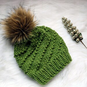 Beacapes Design Belva Beanie. Knitted Spiral Knit Beanie Hat With ...