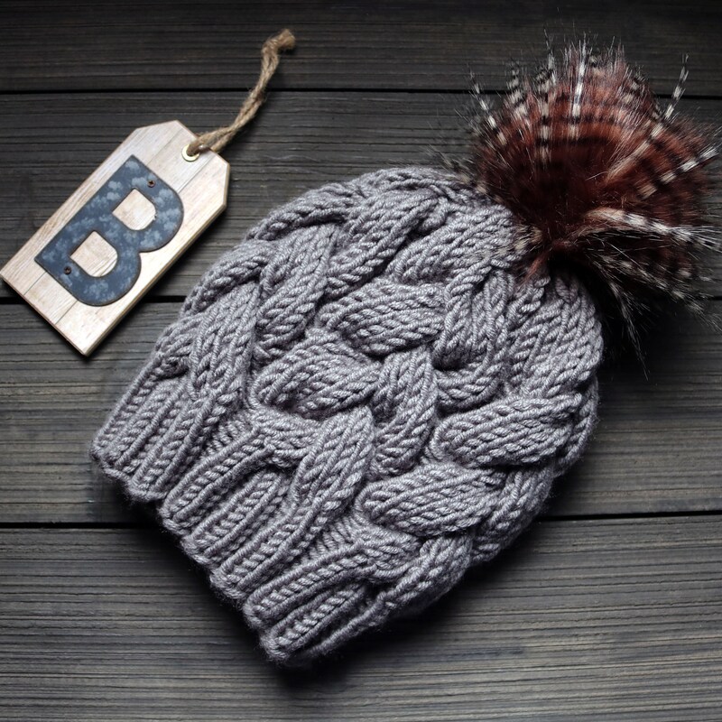 Beanie With Braids - Etsy