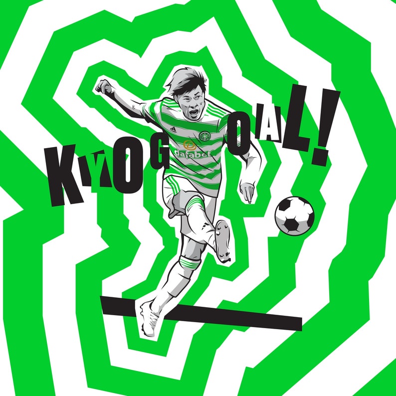 Kyogo Furuhashi Celtic Art Print Poster - Etsy