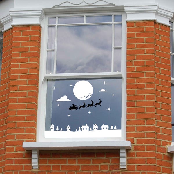Christmas Window Stickers - Etsy UK